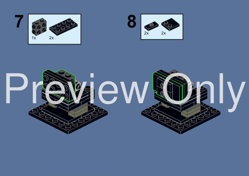 LEGO MOC Evoker Brickheadz by Penguins and plastic | Rebrickable ...