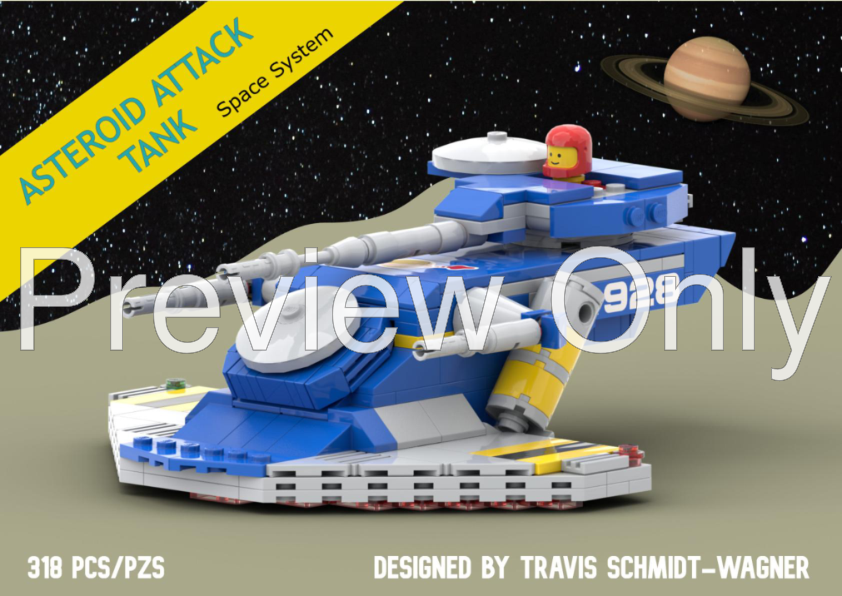 LEGO MOC 10497 Alt Build- ASTEROID ATTACK TANK by Camobricktape ...