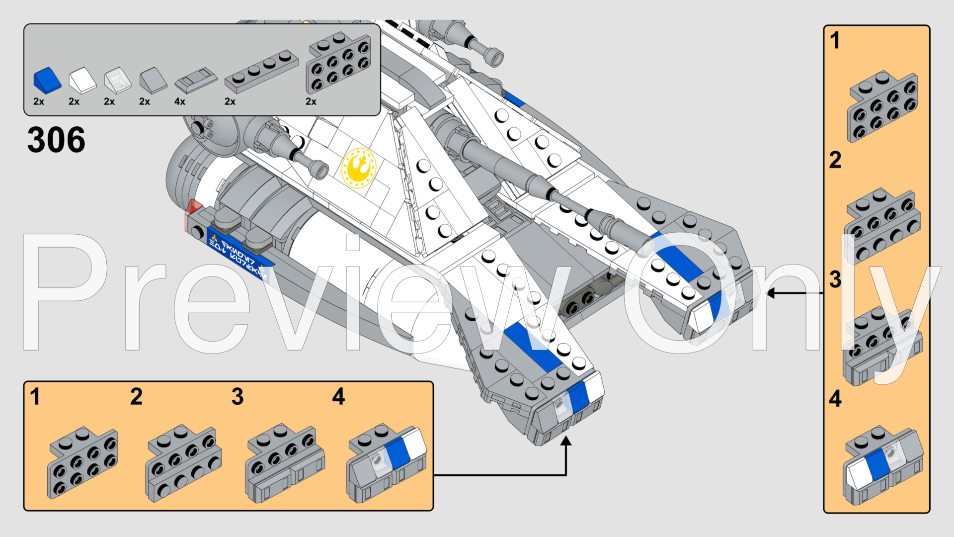 LEGO MOC TX-200 Raxshir Class MBT by Parseval | Rebrickable - Build ...