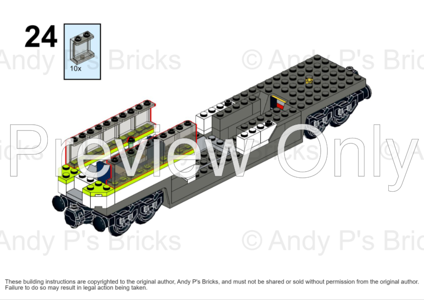 LEGO MOC 60337 Cab Coach Modification by Andy Ps Bricks | Rebrickable ...