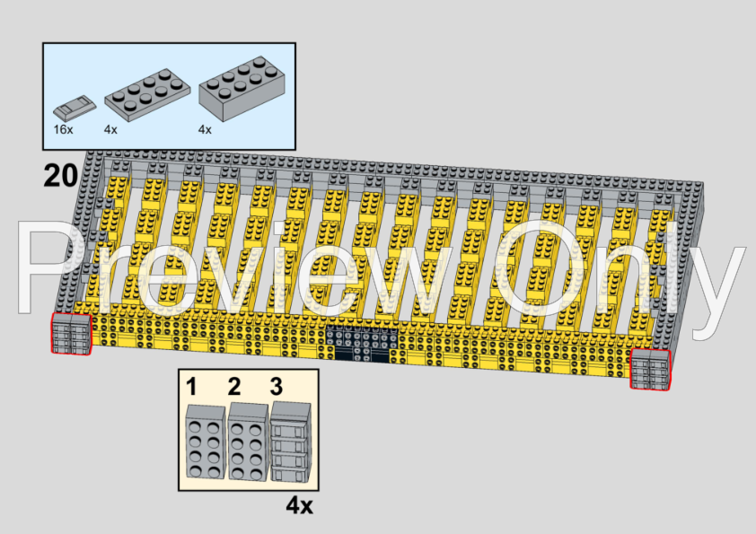 LEGO MOC SW The Skywalker Saga - Minifigures Display Stands (6 Main ...