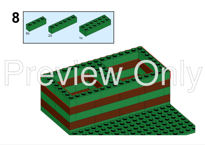 LEGO MOC-172541 Pencil Holder - LOTR Square by 03janedoe | Rebrickable ...