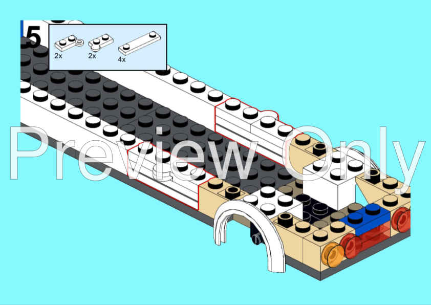 LEGO MOC-172568 even longer van by Glauc0Gl0ster2007 | Rebrickable ...