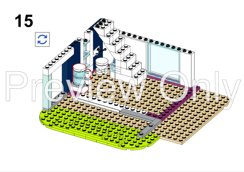 LEGO MOC Small cafe on seashore, Alternate build of Lego 41318 by ...