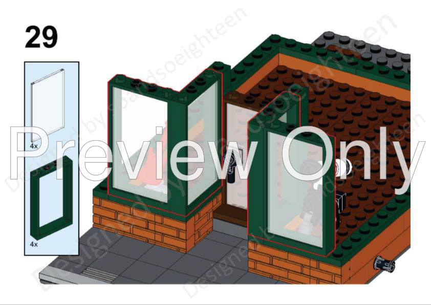 Lego Moc Pawn Shop Modular Building By Soandso Rebrickable Build