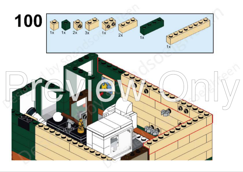 Lego Moc Pawn Shop Modular Building By Soandso Rebrickable Build