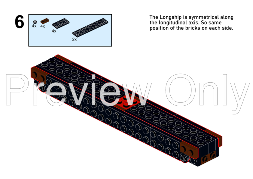 LEGO MOC Viking Longship (Fitting to 21343) by lux.bricks | Rebrickable ...