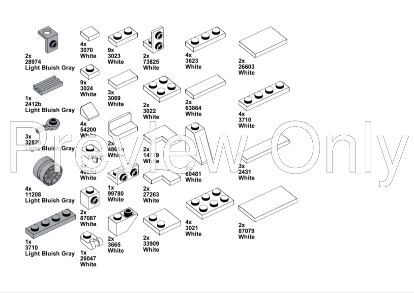 LEGO MOC Dodge Aries K by brickshrimp | Rebrickable - Build with LEGO