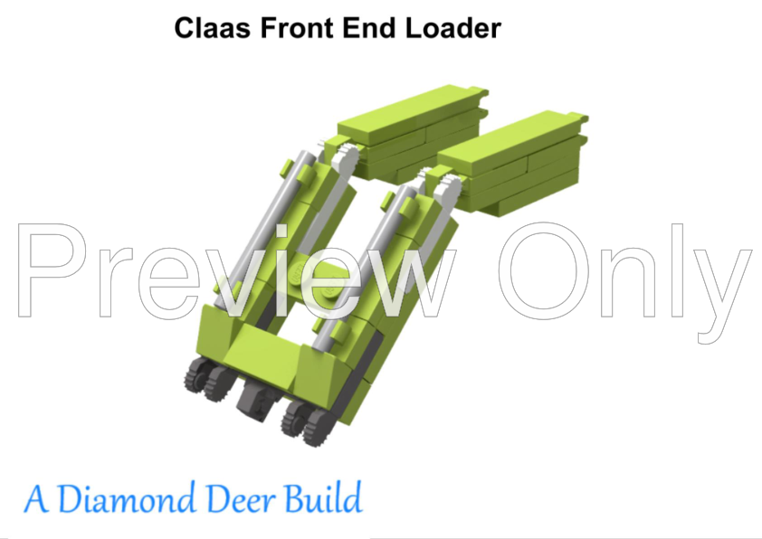LEGO MOC Claas Arion by diamond_deer | Rebrickable - Build with LEGO