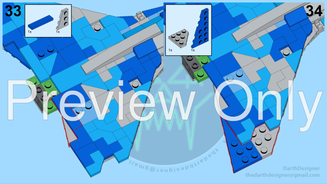 Lego Moc Sukhoi Su 30 170 Scale By Darthdesigner Rebrickable