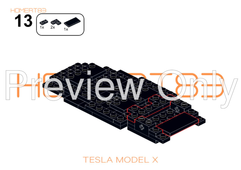 LEGO MOC Tesla Model X by homert83 | Rebrickable - Build with LEGO