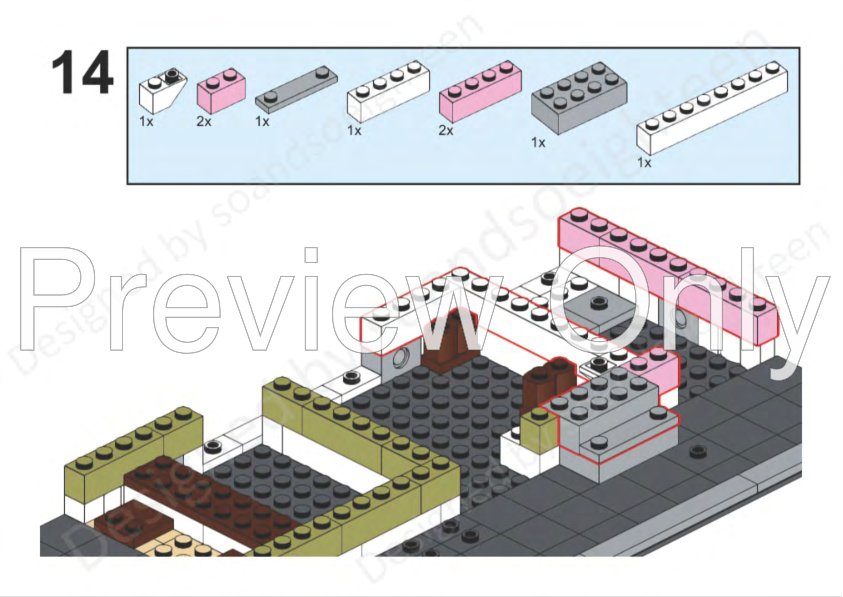 LEGO MOC Downtown Noodle Shop Modular Modification (31131) by Soandso ...