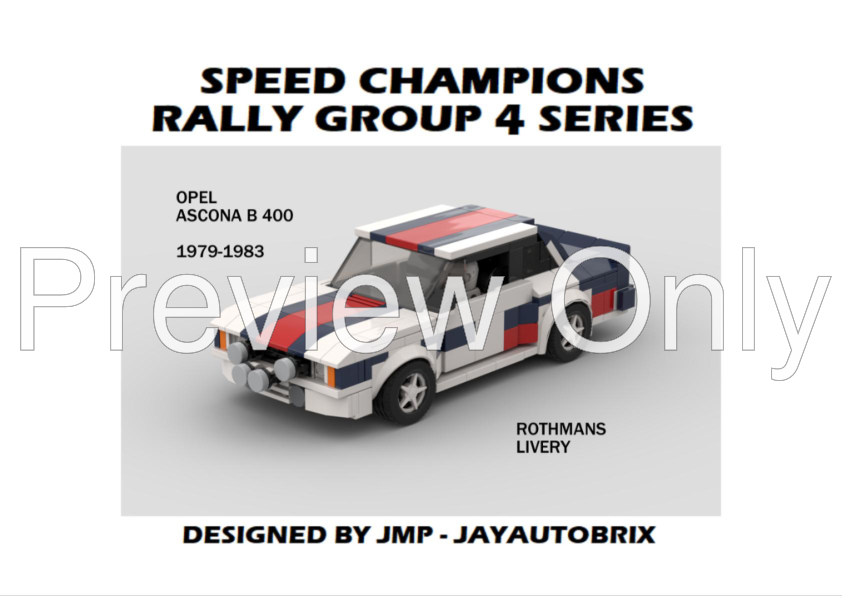 LEGO MOC Opel Ascona B 400 Rally (Group B) by JMPmodels | Rebrickable ...
