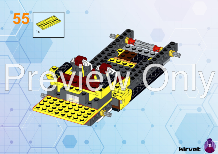 LEGO MOC 10271 Corvette C3 by Kirvet | Rebrickable - Build with LEGO