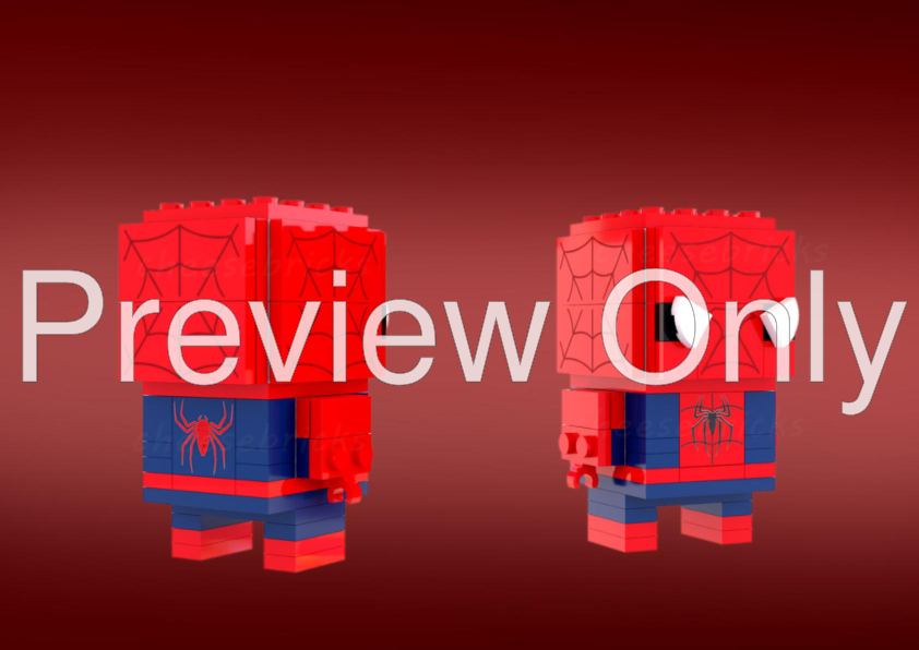 LEGO MOC Spider Raimi Man Brickheadz by cheesebricks | Rebrickable ...
