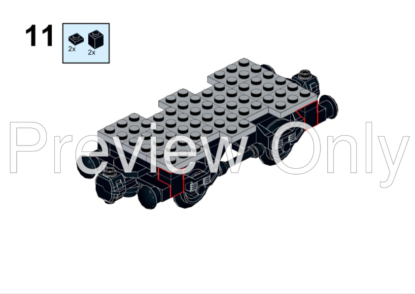 Lego Moc Simple Plank Wagon By Brick Tastic Rebrickable Build With Lego