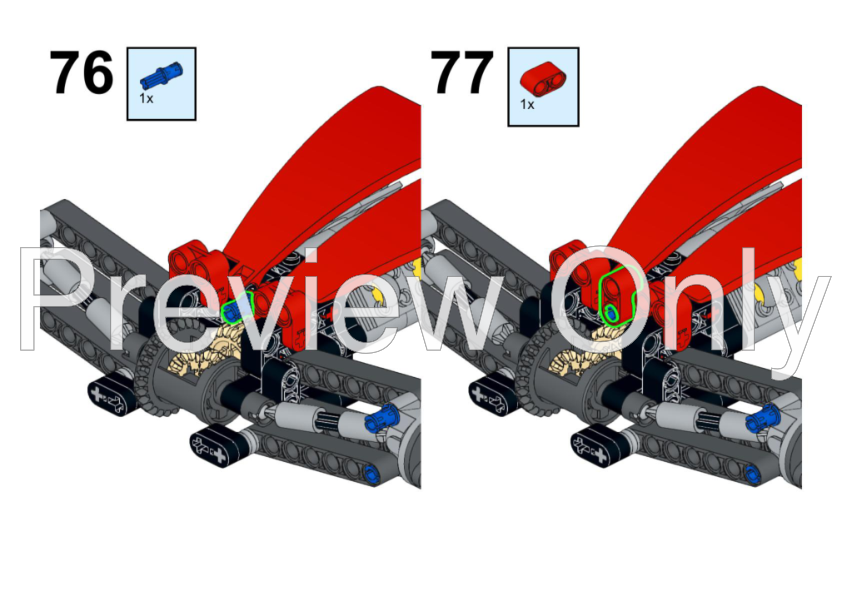 LEGO MOC Modular Sportscar 488 by EricMunsters | Rebrickable - Build ...