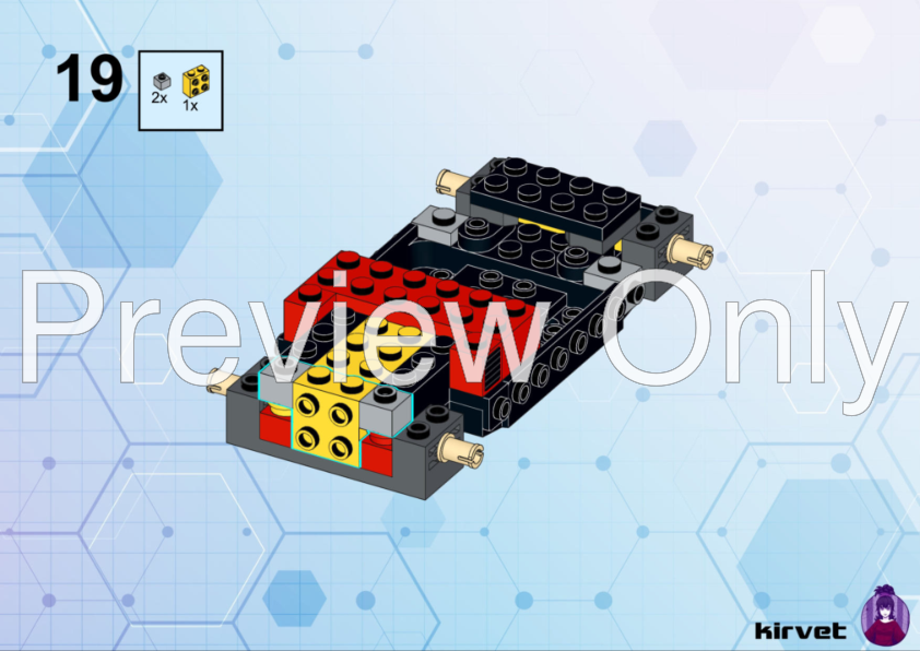 Lego Moc 76914 Le Mans Prototype By Kirvet Rebrickable Build With Lego