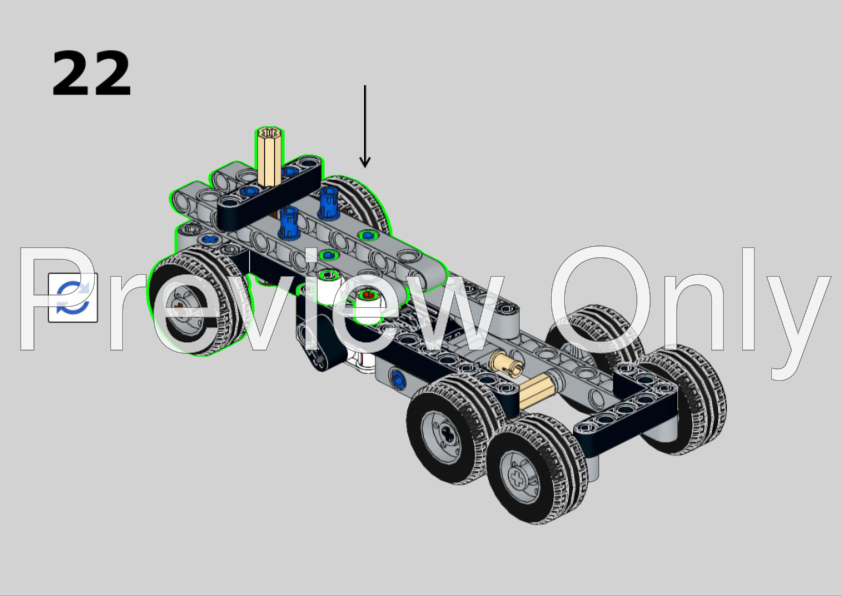 LEGO MOC 42167 Hook Loader with Side Dump by artemisovsky | Rebrickable ...