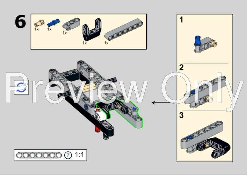 LEGO MOC 42167 Hook Loader with Side Dump by artemisovsky | Rebrickable ...