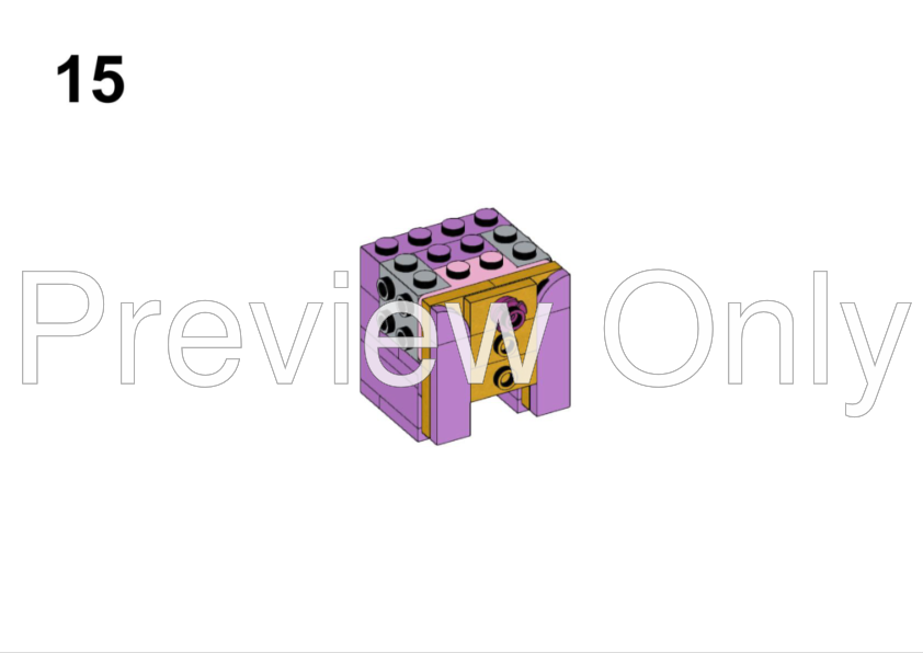 LEGO MOC Gilderoy Lockhart Brickheadz by Pandabrickable | Rebrickable ...