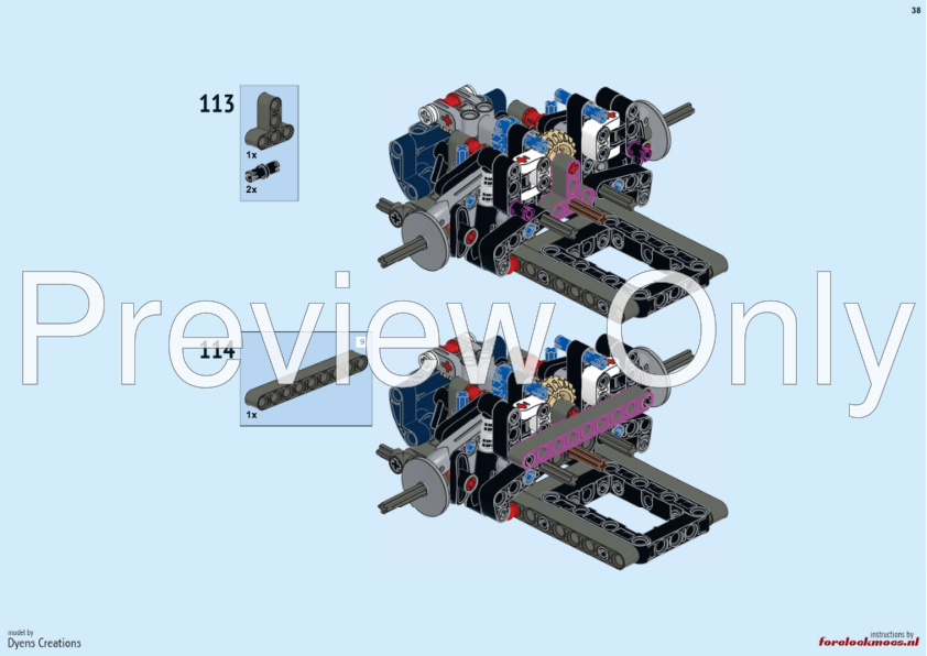 LEGO MOC-174229 BUGATTI CHIRON - 42154 FORD GT ALTERNATE BUILD by Dyens ...