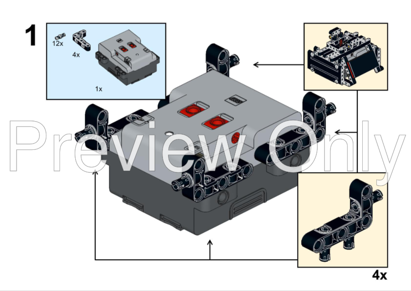 LEGO MOC 42159 Motorization by tcies | Rebrickable - Build with LEGO