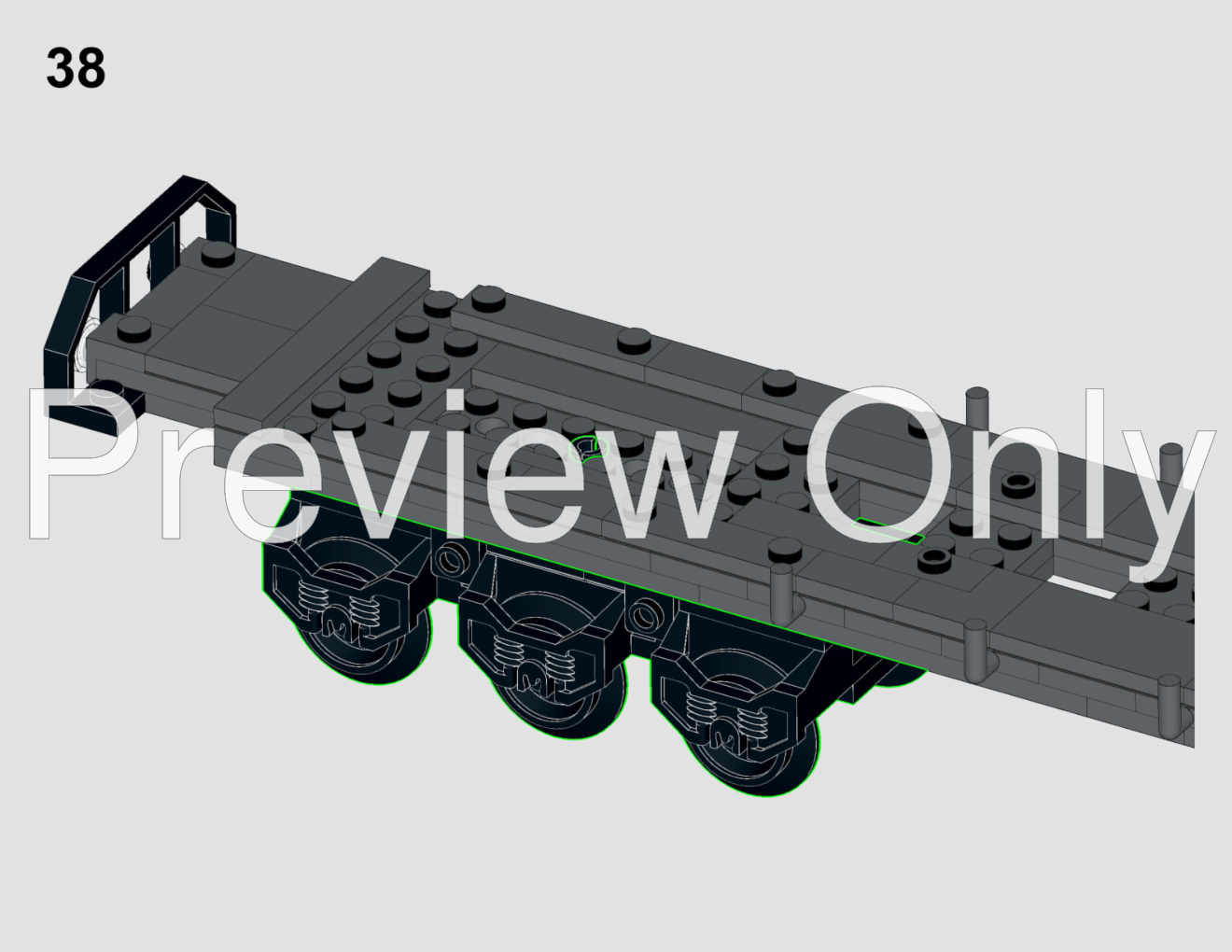 LEGO MOC Canadian National GE ET44AC Freight Locomotive (Motorized) by ...