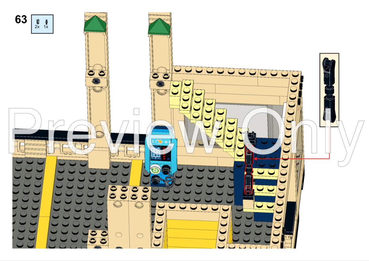 Lego Moc City Garage With Car Elevator By Michir Rebrickable Build