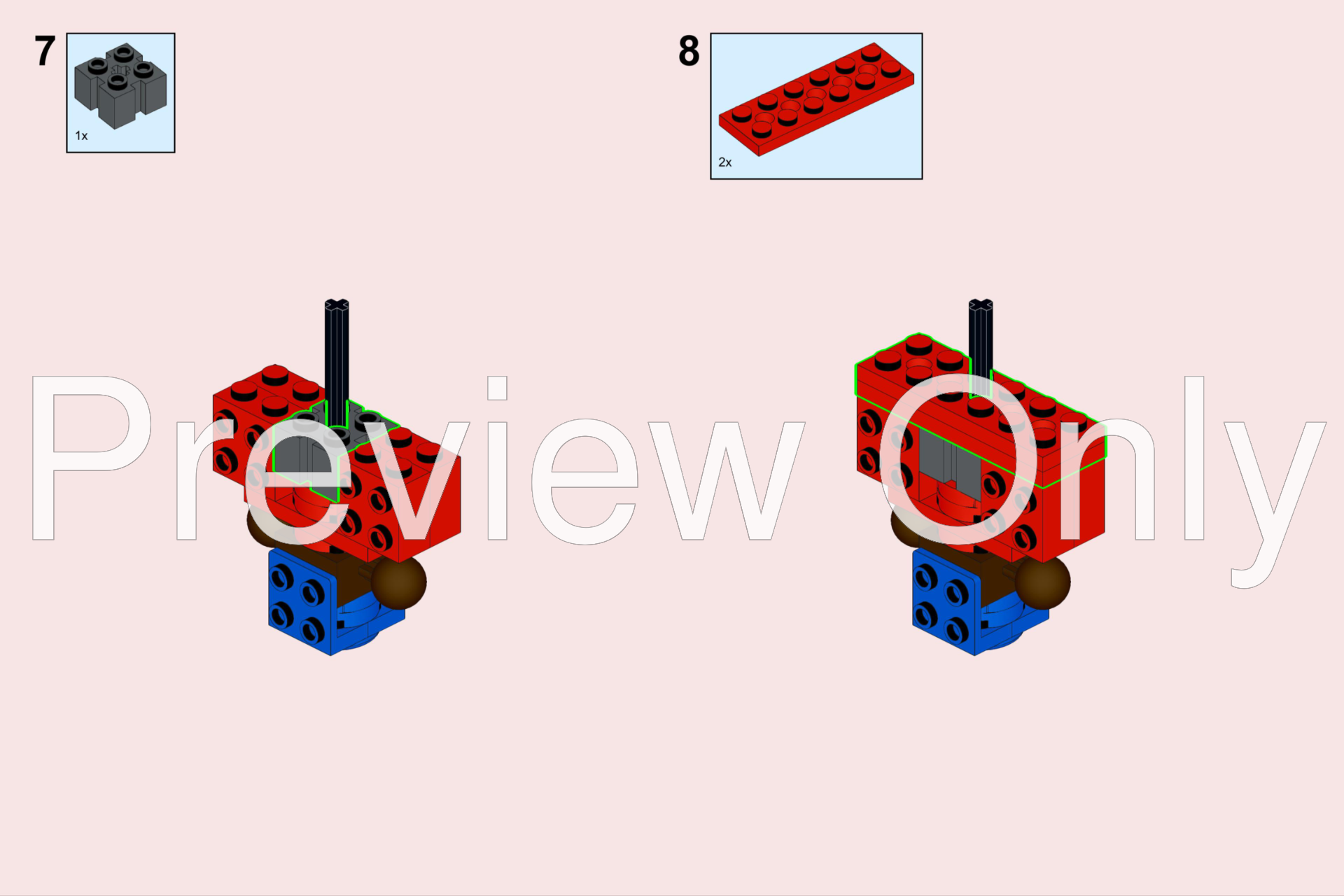 LEGO MOC YOSEMITE SAM by Dbricks238 | Rebrickable - Build with LEGO