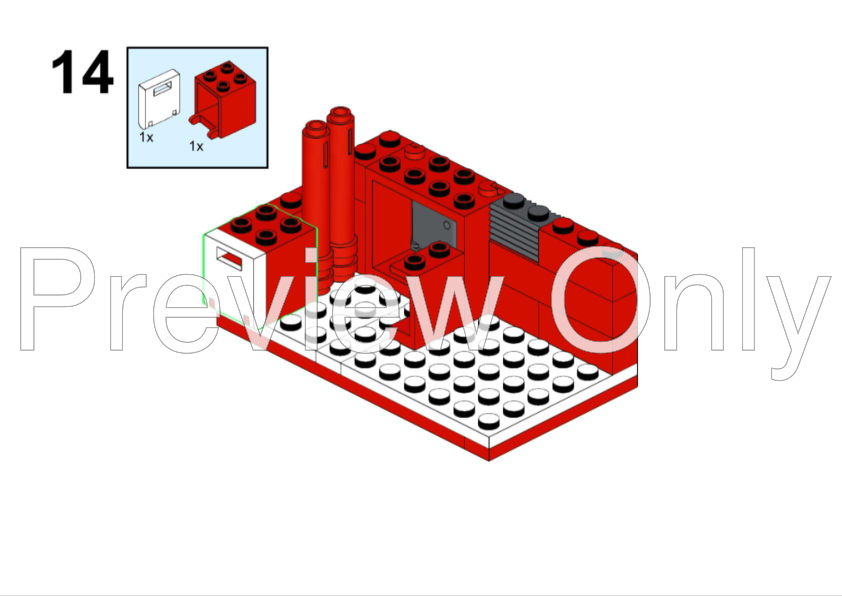 LEGO MOC container for LEGO 60214 Firetruck by Toothpick-NL ...