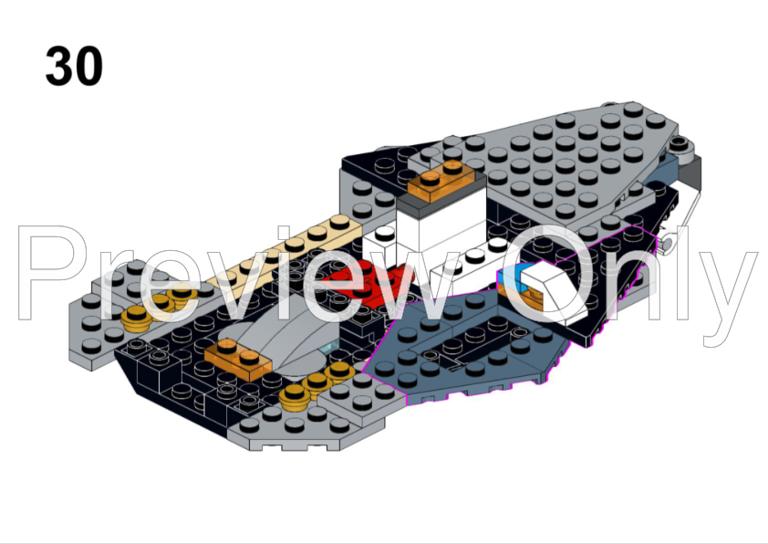 LEGO MOC Interstellar Spaceship Upgrade version 2 (2x60430) by anderson_brick_art | Rebrickable ...