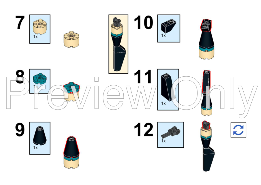 LEGO MOC Hatsune Miku by Joshua Nelson Builds | Rebrickable - Build ...