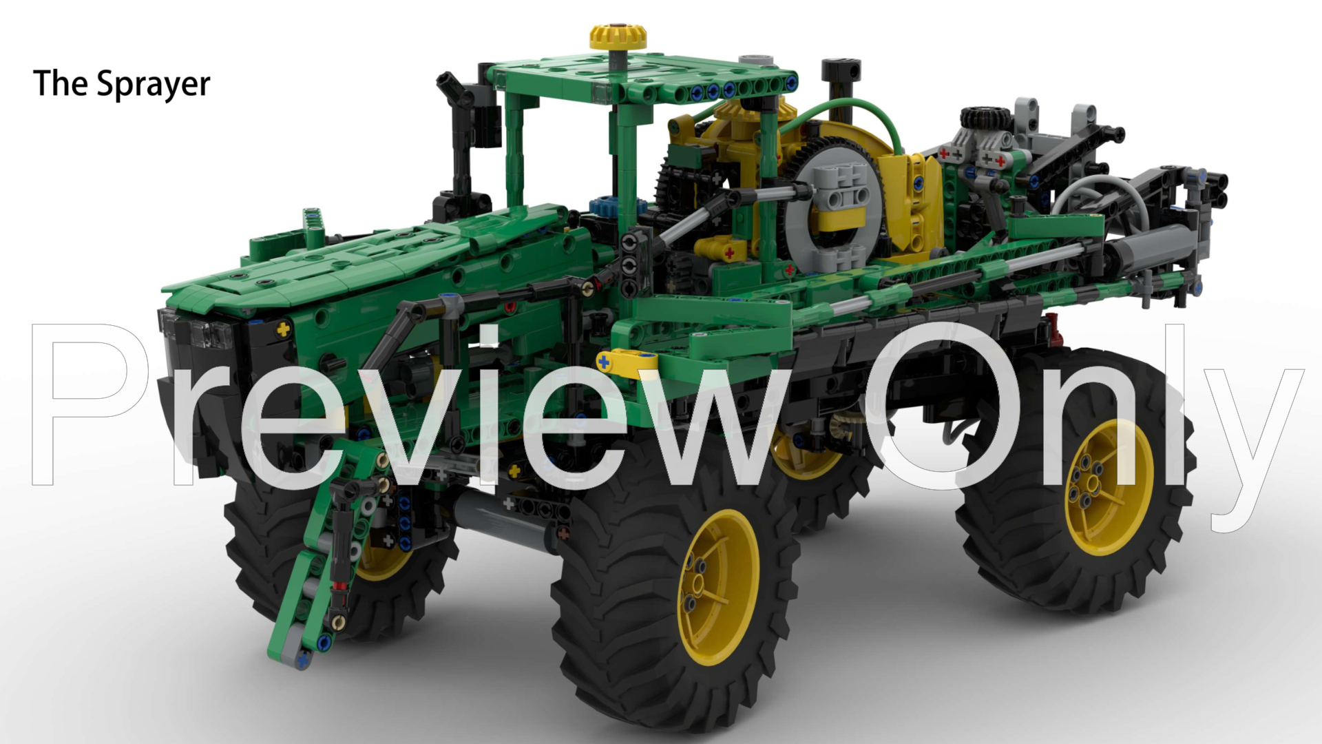 LEGO MOC 42157 John Deere 4940 Sprayer by lars_4444 | Rebrickable ...