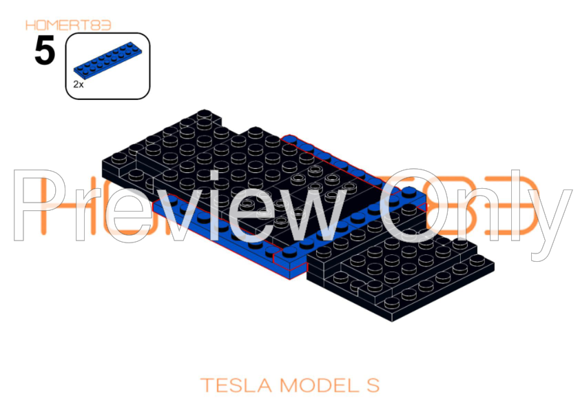 LEGO MOC Tesla Model S by homert83 | Rebrickable - Build with LEGO