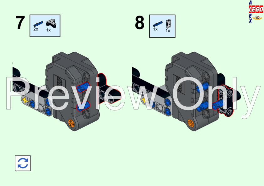 LEGO MOC Tractor 42166 Alternative by ErikGS | Rebrickable - Build with ...