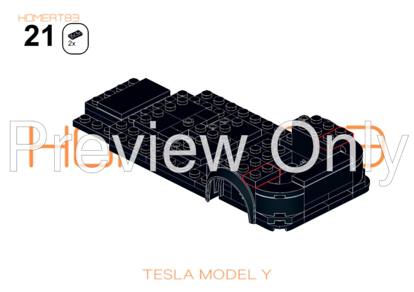 LEGO MOC Tesla Model Y by homert83 | Rebrickable - Build with LEGO
