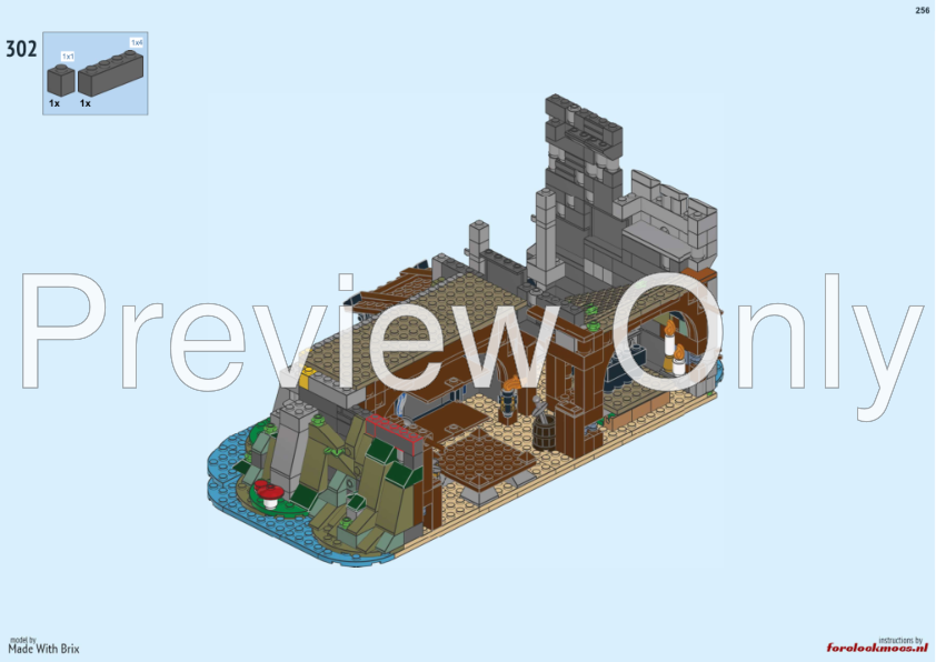 LEGO MOC Falcon Master's Castle by Made With Brix | Rebrickable - Build ...