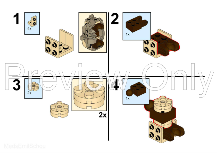 LEGO MOC Sandman legs by MESsemble | Rebrickable - Build with LEGO