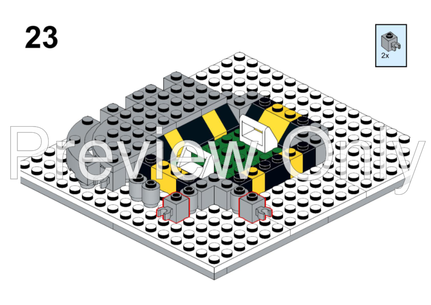 LEGO MOC Mini Model Signal Iduna Park / BVB Stadium / Dortmund by ...