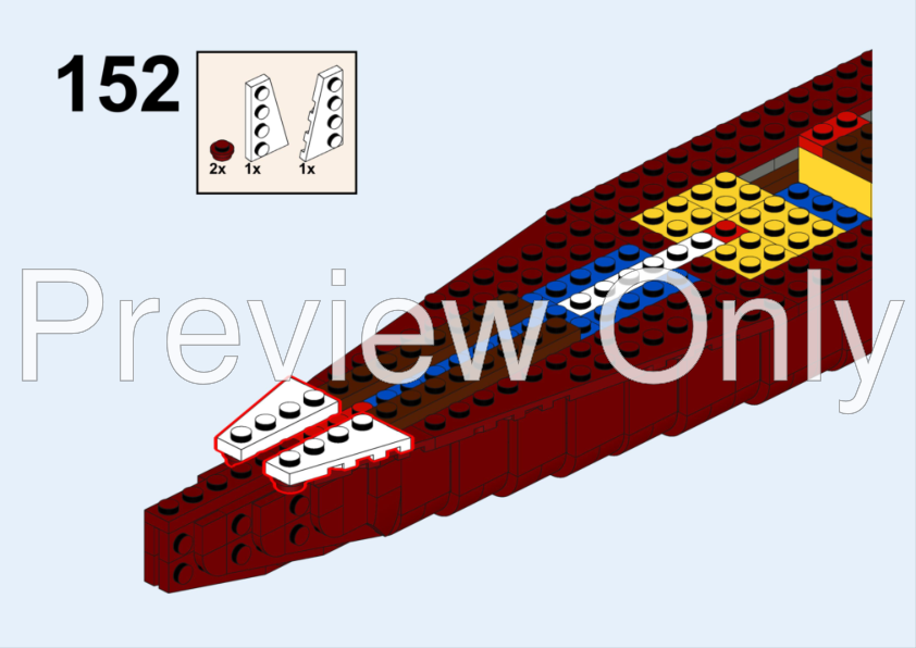 LEGO MOC HMHS Britannic 1:400 (Building instructions only) by bru_bri ...