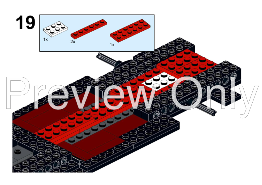 LEGO MOC 1:18 Corvette C4 by Double_U_Bricks | Rebrickable - Build with ...