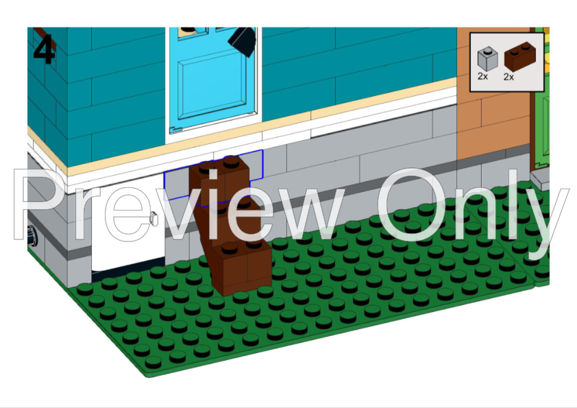 LEGO MOC Autumn/Fall Reading Yard - Backyard MOC for set #10270 ...