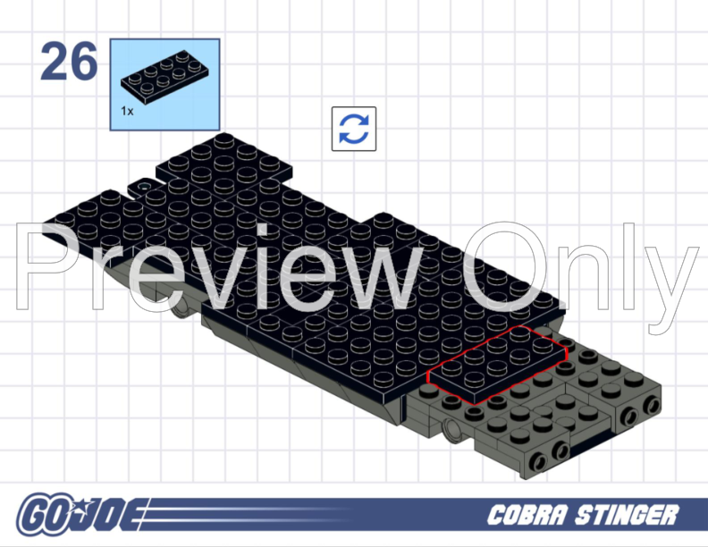 LEGO MOC GO Joe - Cobra Stinger by BigEasyBricks | Rebrickable - Build with LEGO