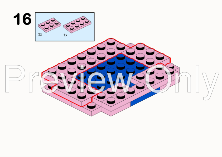 Lego Moc Kirby By Kraftykoopa Rebrickable Build With Lego
