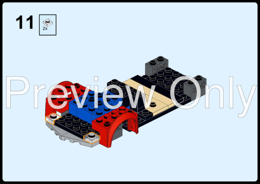 LEGO MOC-176144 Corvette C3 Stingray by _TLG_ | Rebrickable - Build ...