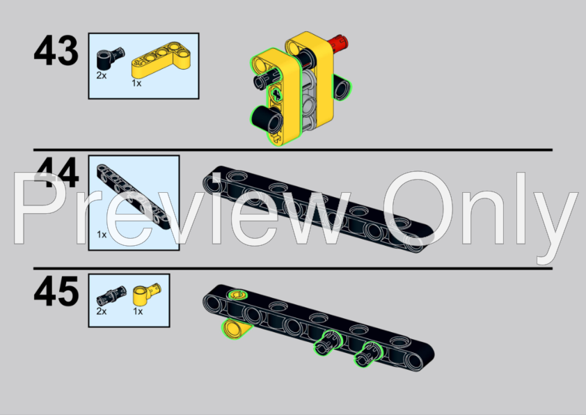 LEGO MOC Telescopic Telehandler 42168 John Deere B-model Alternate by Alex Ilea | Rebrickable ...