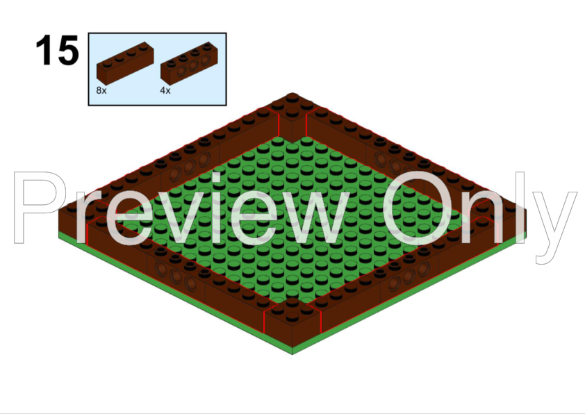 LEGO MOC Medieval Diorama - Display for sets: 10305, 40567, 40601 ...