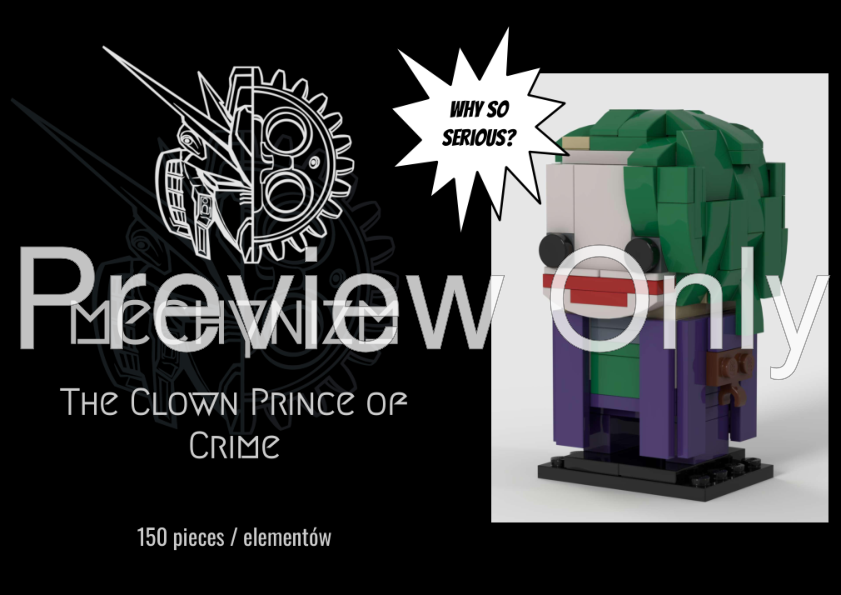 LEGO MOC The Clown Prince of Crime by Mechynizm | Rebrickable - Build ...