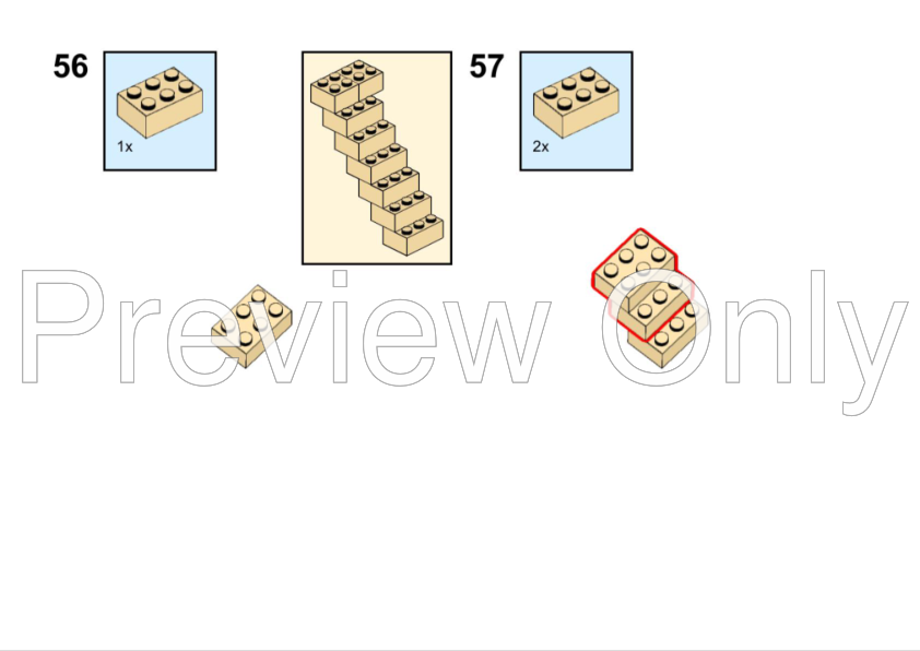 Lego Moc Modular Nooks Cranny Modification Of Set 77050 By Brick